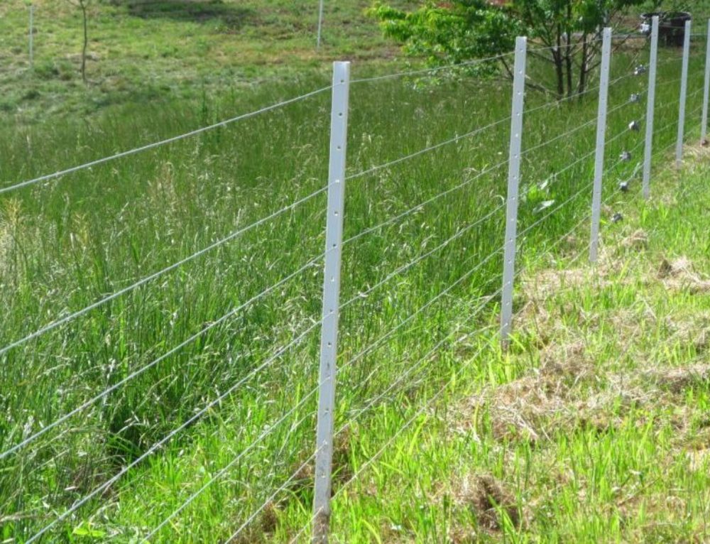 Tips To Install A T-Post Fence | EZ Hinge Farm Gate | Farmer Made in ...
